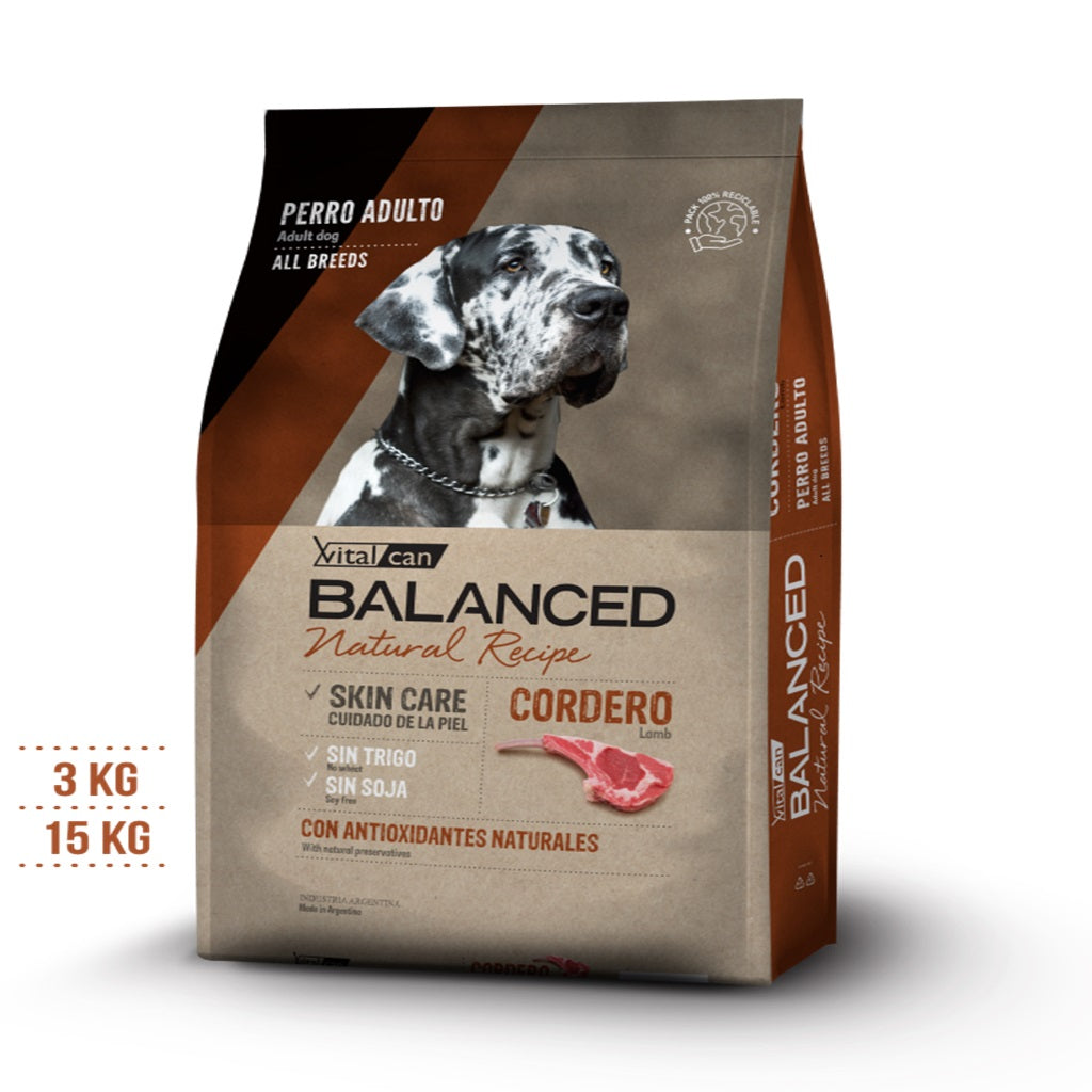 Balanced Exclusive Cordero de 3 y 15 Kg. Alimento para Perro 🐶 - chanares